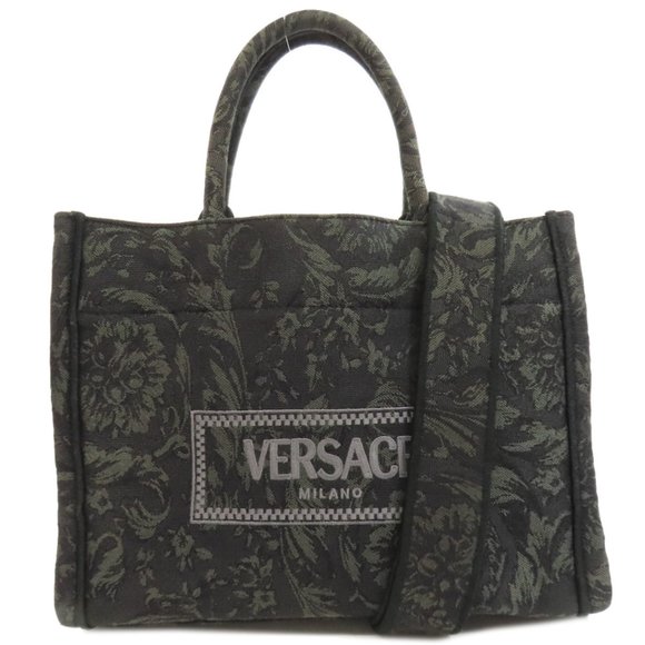 Versace | Bags | Versace Green Bag | Poshmark